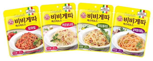 오뚜기, 프라이팬 필요 없는 ‘비비게따 파스타 소스’ 4종 출시