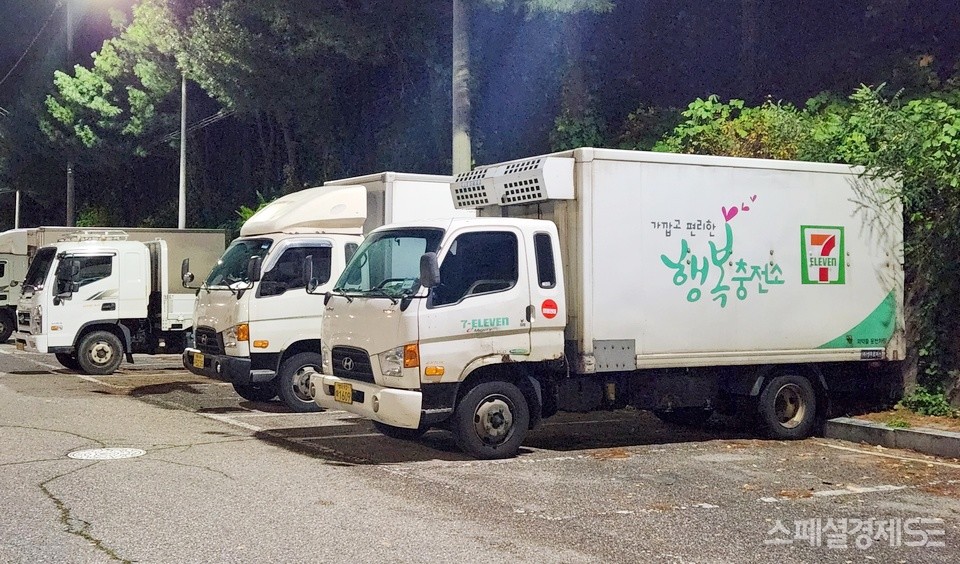 SPC·GS25 등 얌체 트럭 ‘눈총’